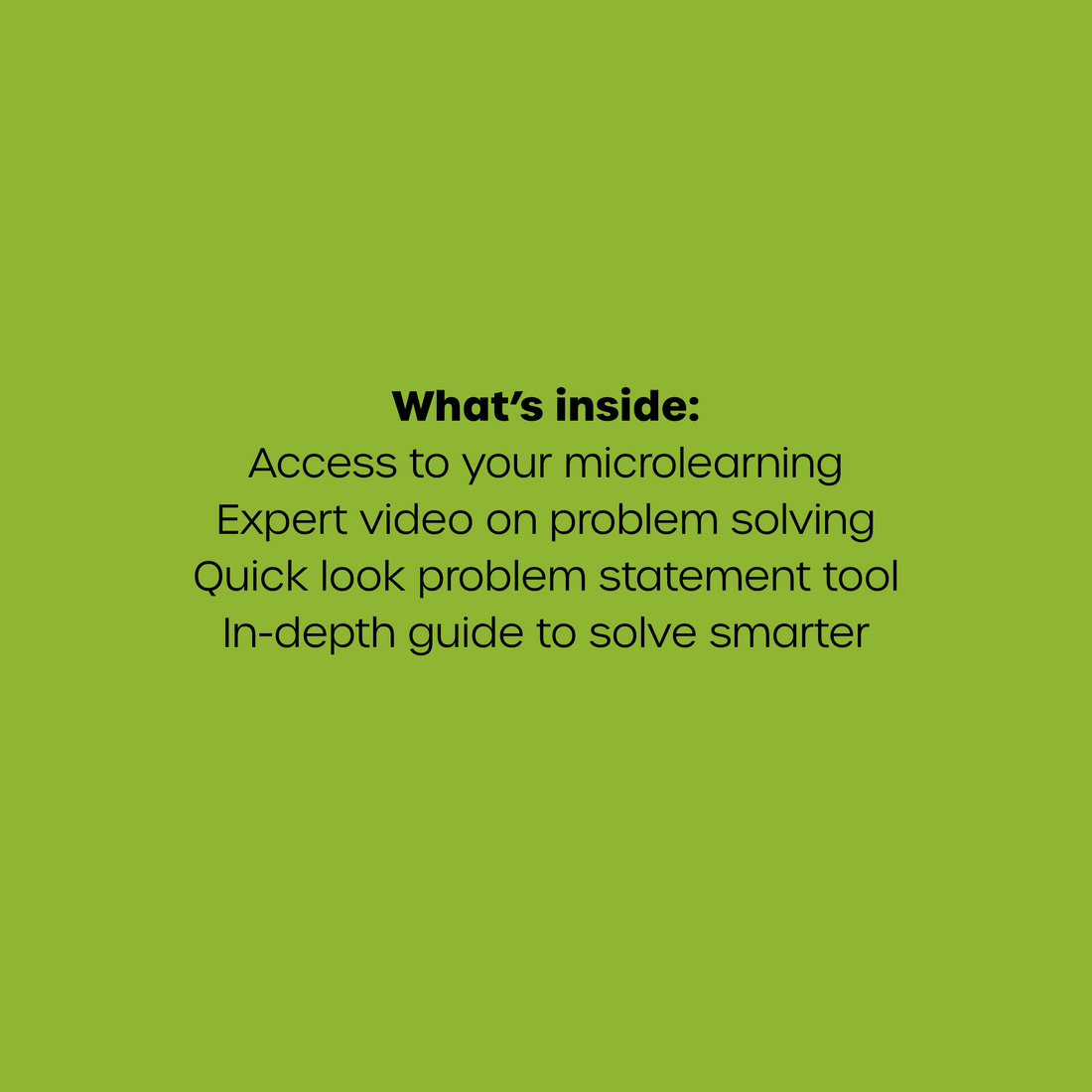 Develop a problem solver | Leadership nudge